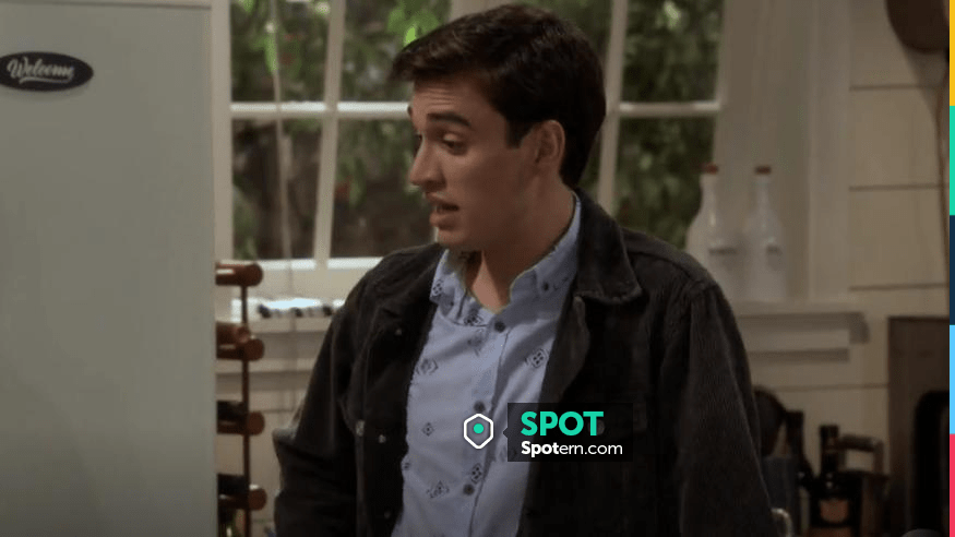 Sovereign Code Abbott Tile-Print Shirt worn by Freddie Raines (Joey ...