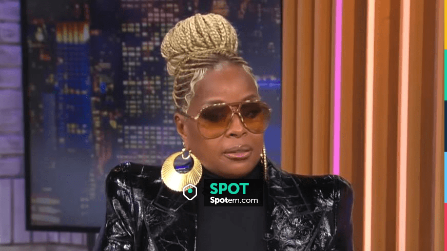 Simone I. Smith Sis­ter Love Sun God­dess Hoops worn by Mary J. Blige ...