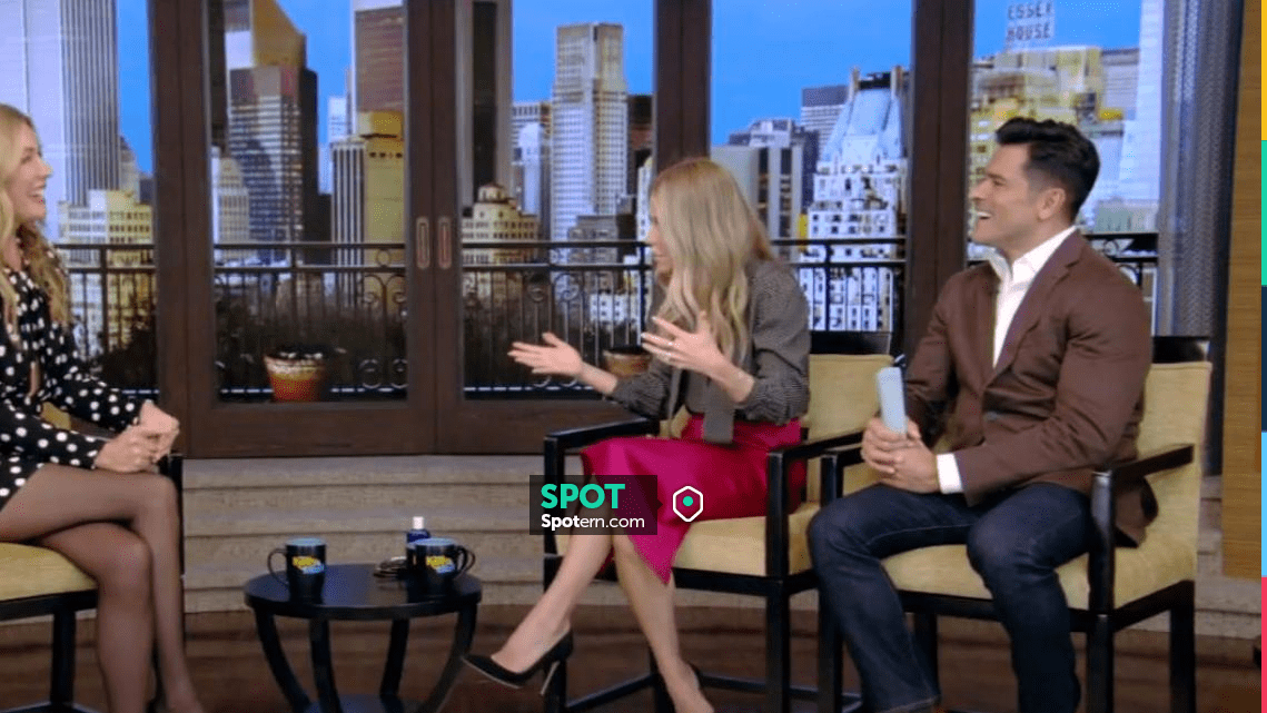 Roland Mouret Salway Skirt worn by Kelly Ripa as seen in LIVE with Kelly and Mark on March 7 ...