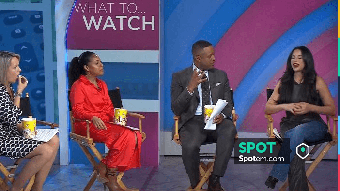 Andersson Bell Lance Faux-Leather Trousers worn by Naz Perez as seen in ...