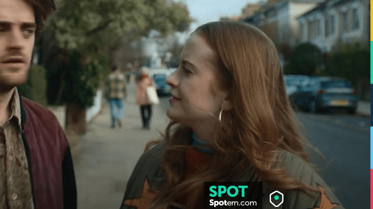 Obey Scribbly Stars Reversible Liner Jacket worn by Jen (Máiréad Tyers ...