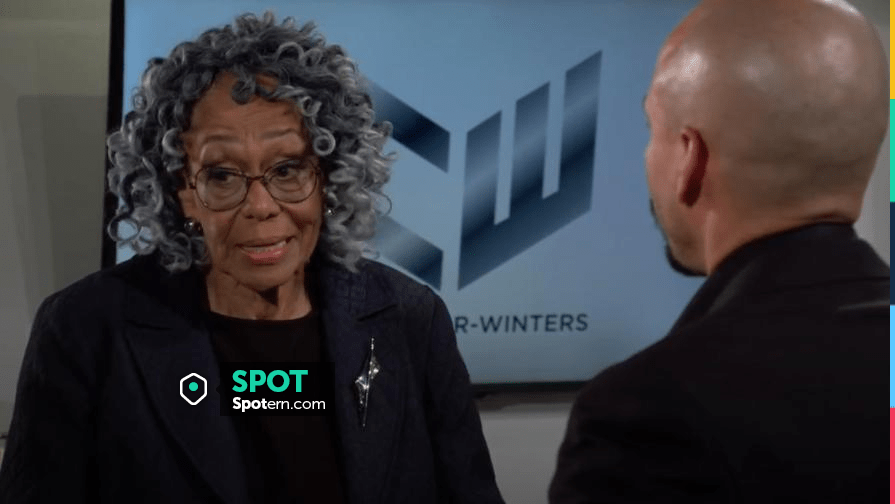 Chicos Jacquard Topper worn by Mamie Johnson (Veronica Redd) as seen in ...