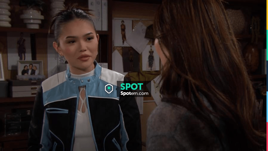 Chaqueta de moto ajustada de Daisy Street de los 90 usada por Luna ...