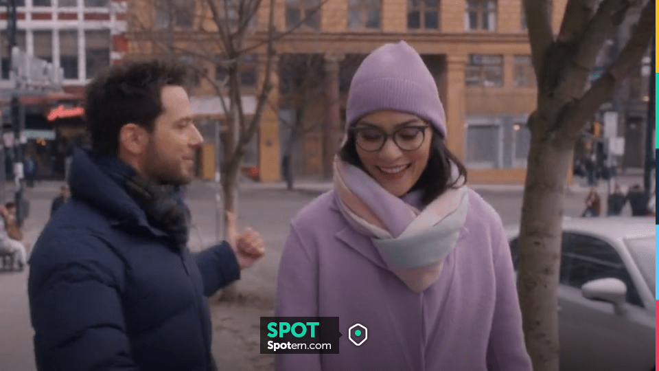 Maje Gabriela Boucle Coat worn by Susan (Inga Schlingmann) as seen in ...