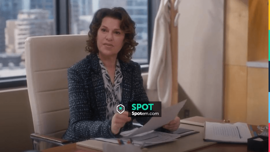 Top Rails Rebel Animal Print usado por Belinda Tuttle (Sandra Bernhard ...