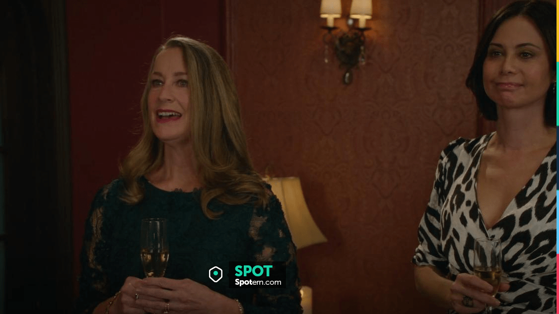 Xscape Long Sleeve Short Cocktail Dress worn by Eve (Kate Corbett) as ...