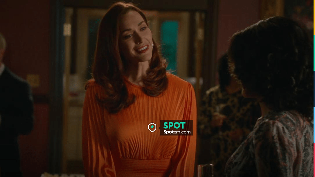 A.L.C. Behati Pleated Asymmetric Dress worn by Abigail Pershing (Sarah ...