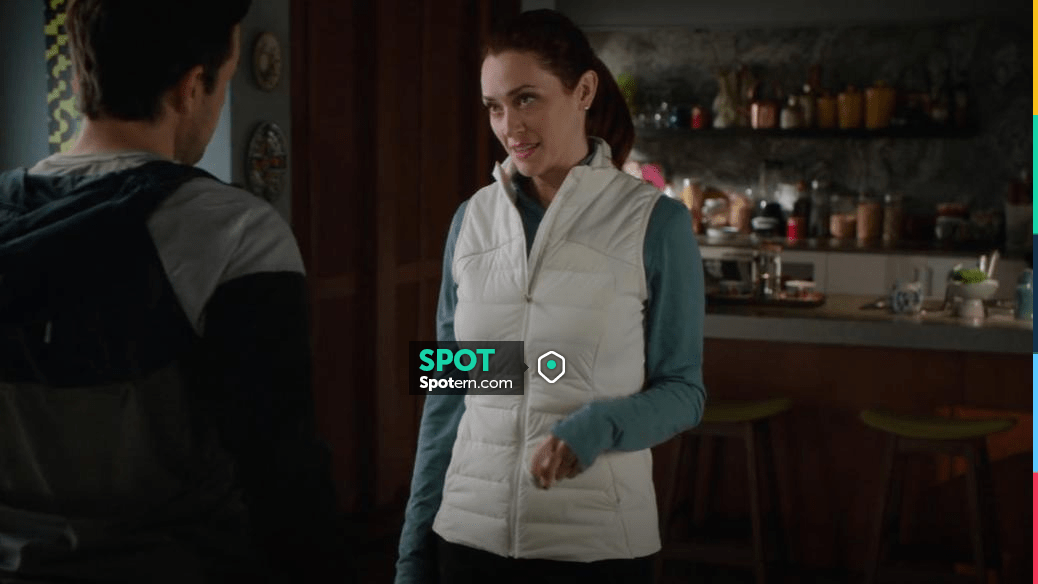 Lululemon Down For It All Vest worn by Abigail Pershing (Sarah Power ...