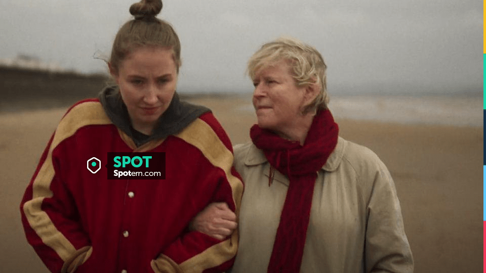 Vintage 60's Red Var­si­ty Jack­et worn by Becky Green (Erin Doherty ...