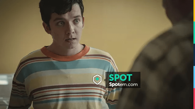 Striped Tee Shirt Worn By Otis Milburn Asa Butterfield As Seen In Sex Education Outfits