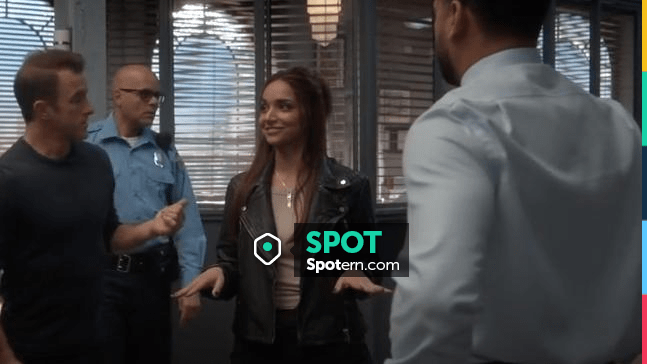 AllSaints Cargo Leather Jacket worn by Wayne Pascal (Alisha-Marie ...