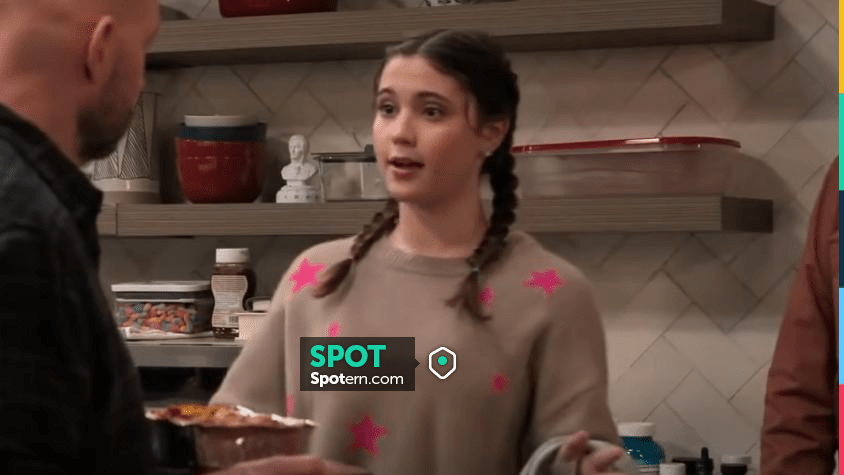 Zadig & Voltaire Markus Stars Cashmere Sweater worn by Grace (Sofia Capanna) as seen in Extended ...