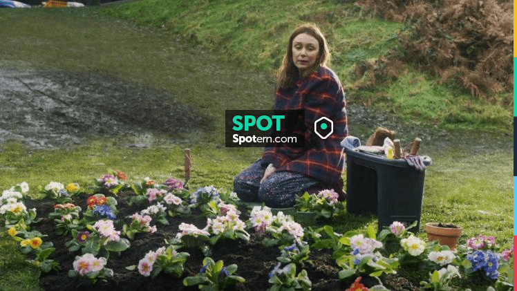 Sobrecamisa de cuadros de Topman usada por Alice (Keeley Hawes) como se ...