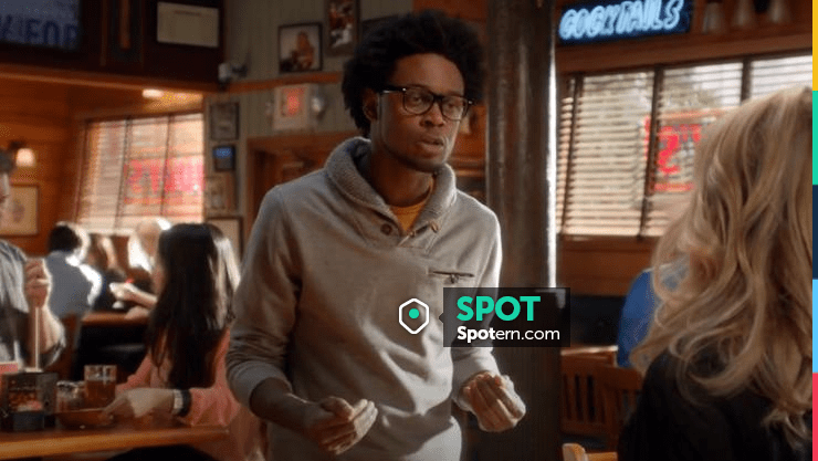 Billy Reid Grey Shiloh Long Sleeve Sweater worn by Tommy (Echo Kellum ...