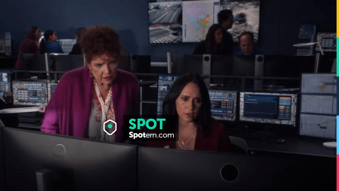 NYDJ Pintuck Blouse in Bellarose worn by Sue Blevins (Debra ...