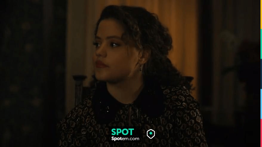 Maje Rinette Dress worn by Maggie Vera (Sarah Jeffery) as seen in ...