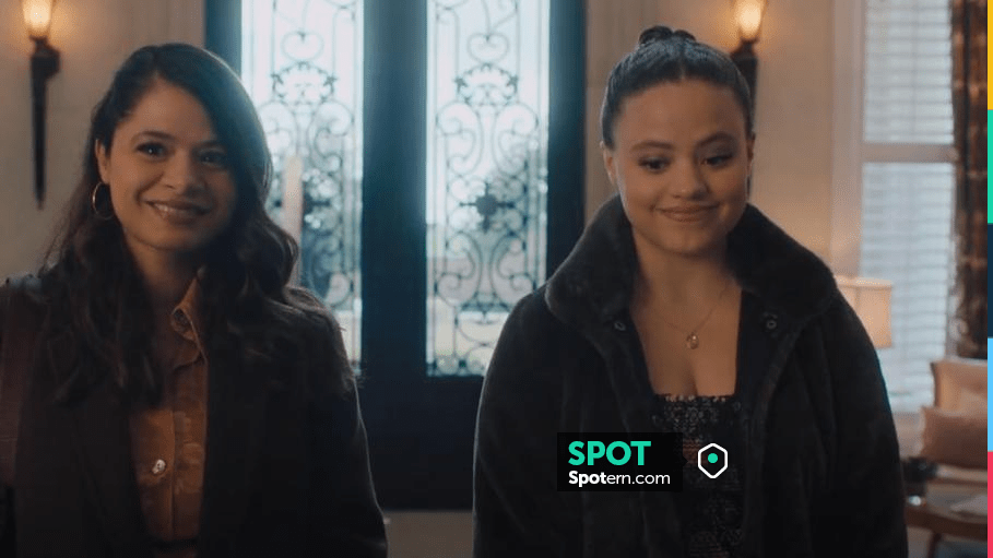 Alice + Olivia Cooper Dress of Maggie Vera (Sarah Jeffery) as seen in ...