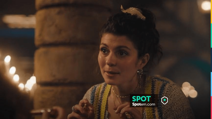 Ganni Crochet Cardigan worn by Chloe (Emily Bader) as seen in Charmed ...