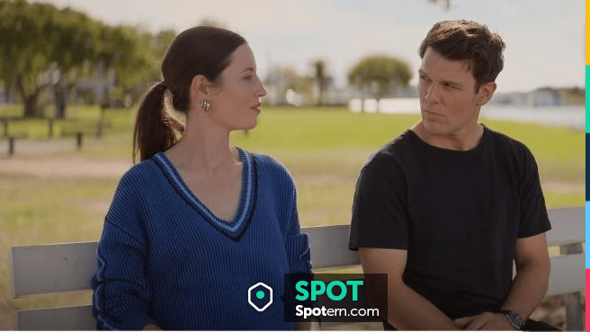 The Upside Nirvana Louie Sweater Womens Luxe Athleisure worn by Claire ...