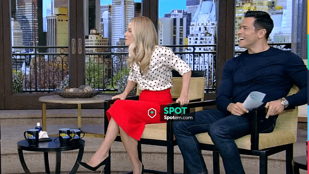 Roland Mouret Arreton Skirt worn by Kelly Ripa as seen in LIVE with ... Roland Mouret Arreton Skirt worn by Kelly Ripa as seen in LIVE with ...