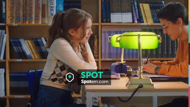 SHEIN Argyle Pattern Crop Sweater worn by Candace Powell (Julia Doyle ...