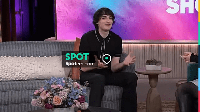 Todd Snyder Italian Cotton Riviera Sweater worn by Finn Wolfhard as ...