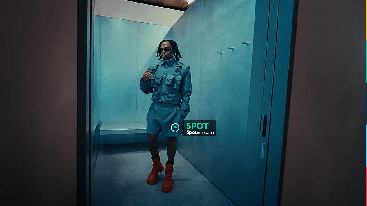 Prada Grey Pleated Wool Blend Shorts worn by Gunna in Prada Dem (feat ...