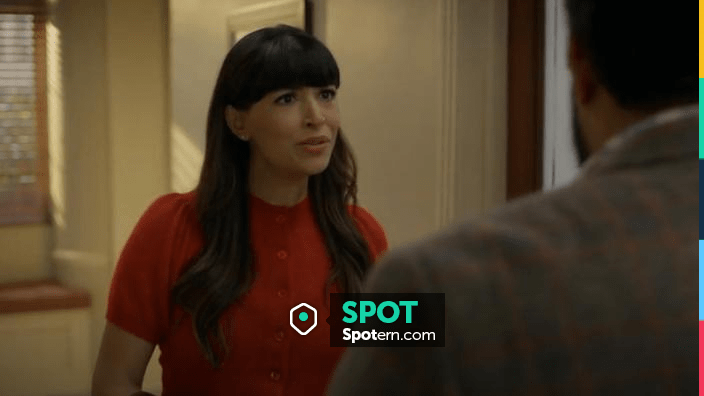 Doen Anisa Cardigan worn by Sam (Hannah Simone) as seen in Not Dead Yet ...