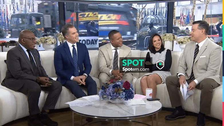 Cinq a Sept Mindie Tweed Cinted Minidress usado por Laura Jarrett como ...