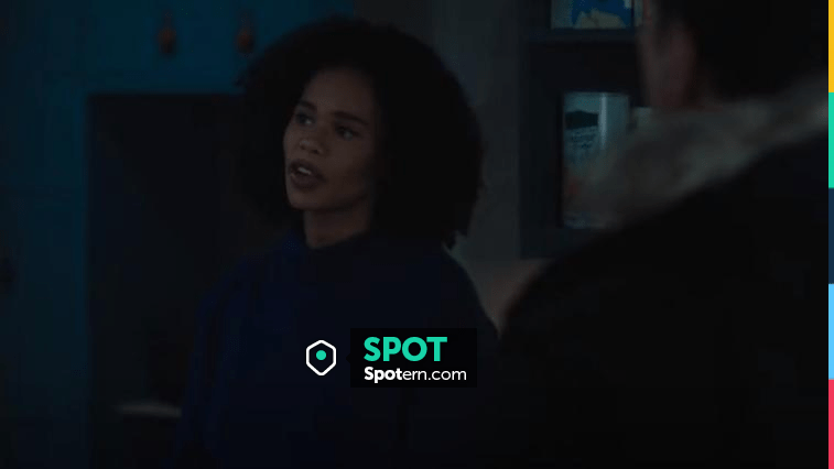 Vince Rib-Knit Fun­nel Neck Sweater worn by Special Agent Sheryll ...