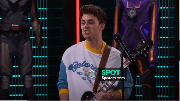 Asos Design Oversized Sweatshirt in Blue and White Color Block with ...