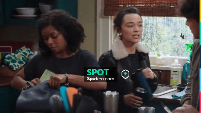 Astr Trudy Jack­et worn by Mika Yasuda (Midori Francis) as seen in Grey ...