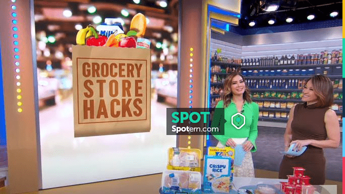 A.L.C. Eleanor Ribbed Long Sleeve Top worn by Rebecca Jarvis as seen in ...