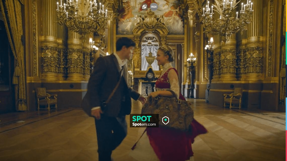 Element Cottage Large Victorian Traveler Carpet Bag worn by Lena Grisky ...