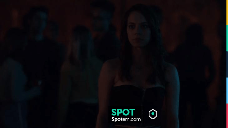 RtA Vicki Zip Bustier Top worn by Beth Cassidy (Marlo Kelly) as seen in ...