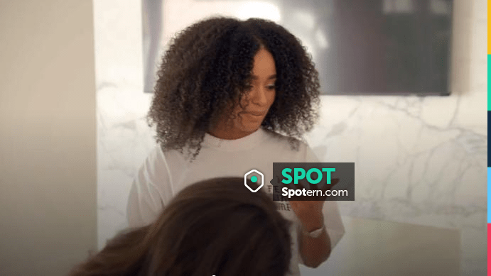 Blue Cream I Feel Like Lampin Tee worn by Mia Calabrese as seen in ...