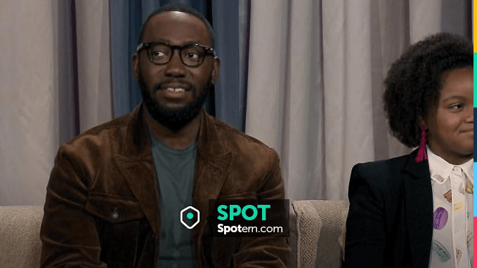 AllSaints Brace Tonic Crewneck T-Shirt worn by Keef Knight (Lamorne ...