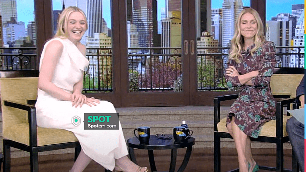 Anna Quan Eleni Dress worn by Dakota Fanning as seen in LIVE with Kelly ...