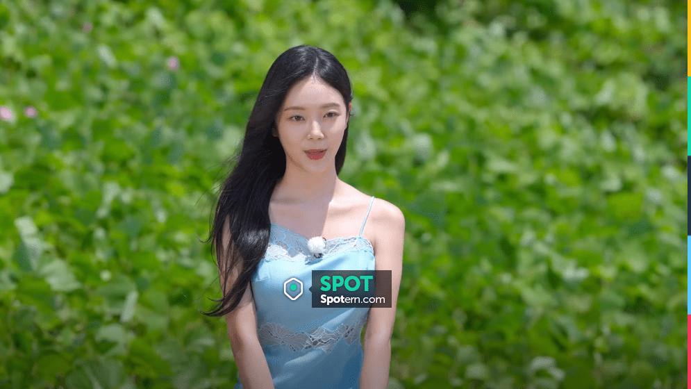 H&M Lace-trimmed Slip Dress worn by Yun Ha-jeong as seen in Single's ...