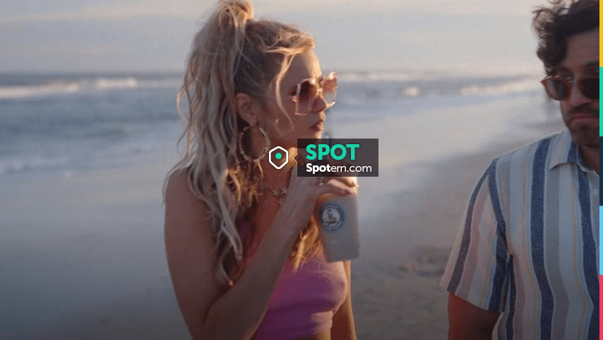 Shein Bamboo Joint Design Hoop Earrings worn by Kaitlin Fox (Lauren ...