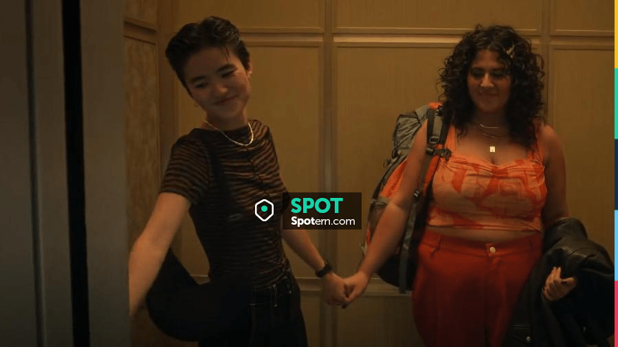 Proenza Schouler White Label Ze­bra-Print Stretch-Jer­sey Top worn by ...