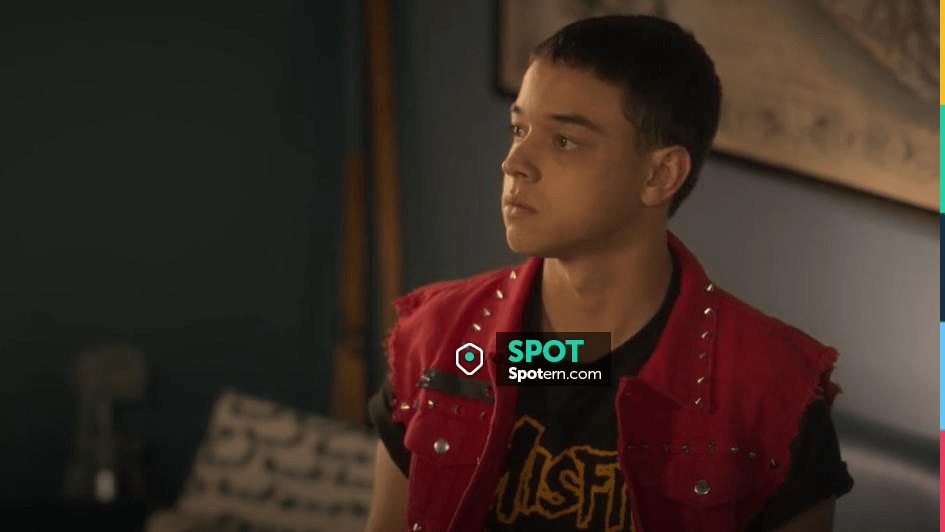 Dohaooe Rock PUnk Denim Vest worn by Ruby Martinez (Jason Genao) as ...