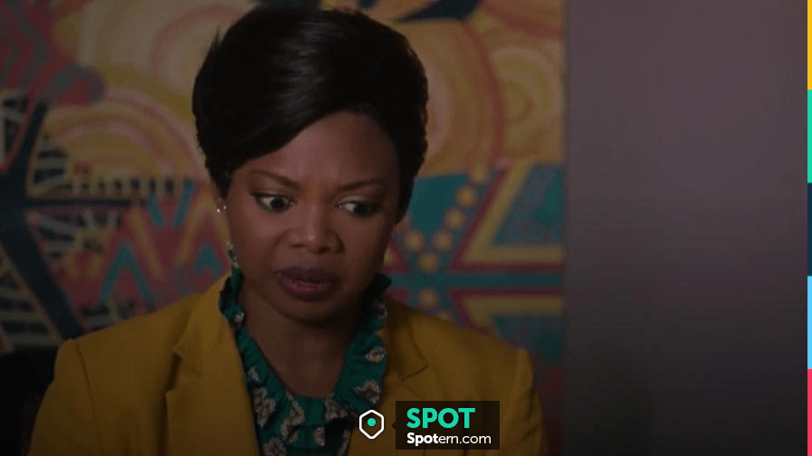 Alice + Olivia Juliette Blouse worn by Demetria Barnes (Susan Heyward ...