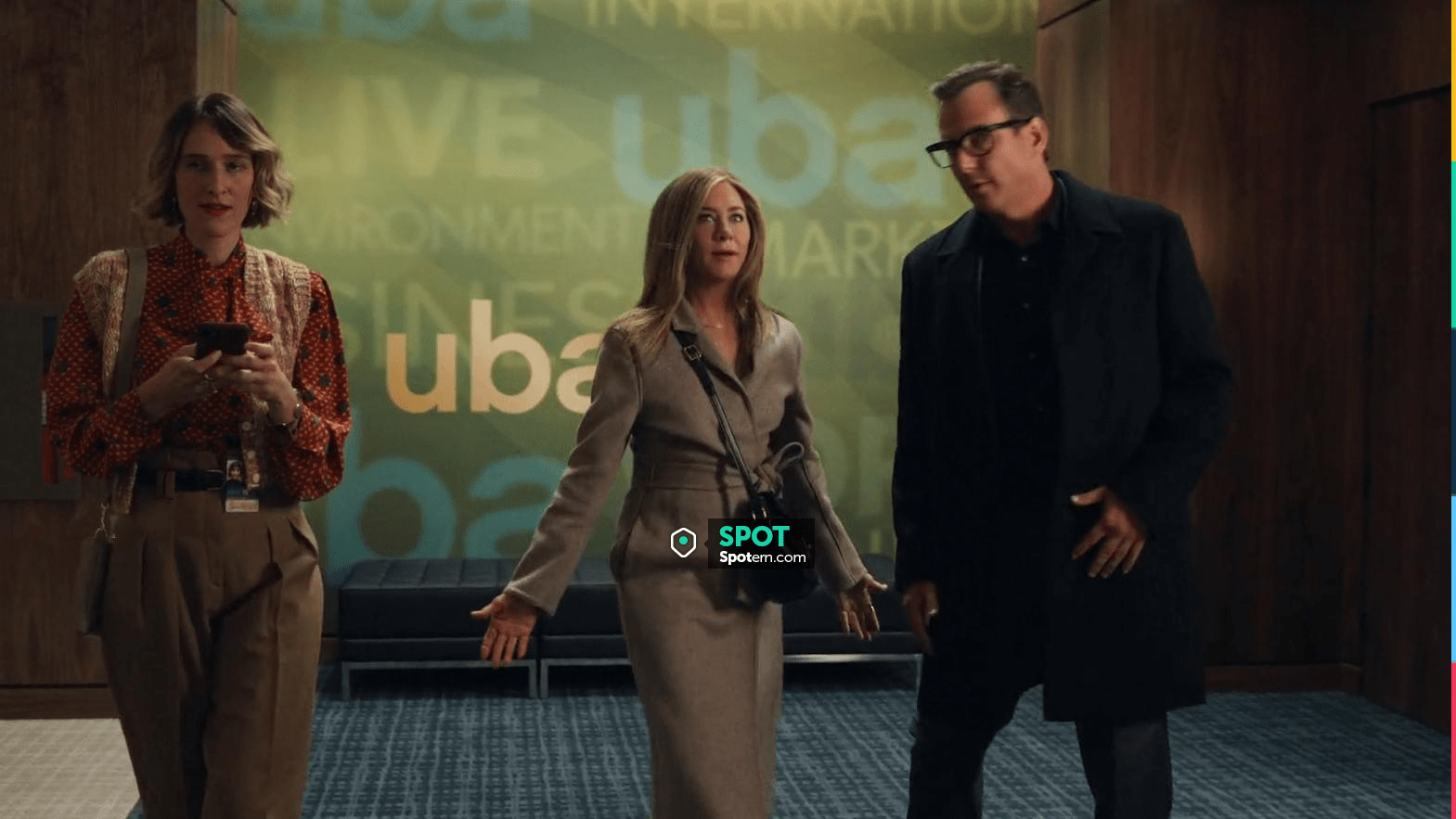 Max Mara Cashmere Beige Wrap Coat worn by Alex Levy (Jennifer Aniston ...