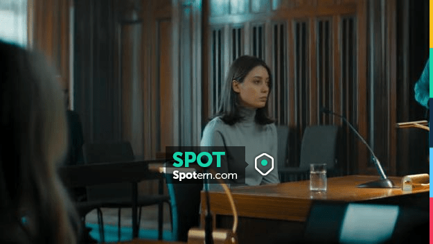 Mango Knit Sweater worn by Amina Besic (Melisa Ferhatovic) as seen in A Nearly Normal Family ...