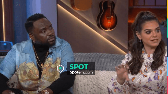 Todd Snyder The Met Van Gogh Cropped Sunflowers Shirt worn by Brian ...