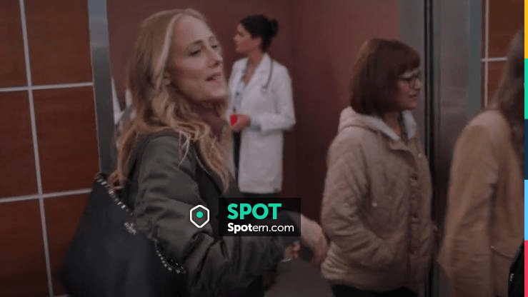 Allsaints Paulah Coat worn by Teddy Altman (Kim Raver) as seen in Grey ...
