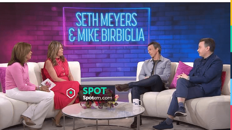 Saloni Fleur F Silk Jacquard Sleeveless Midi Dress worn by Jenna Bush ...