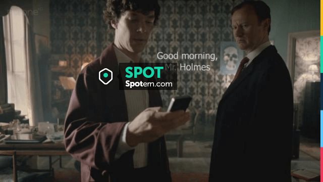 La robe de chambre bordeaux Derek Rose de Sherlock Holmes (Benedict ...