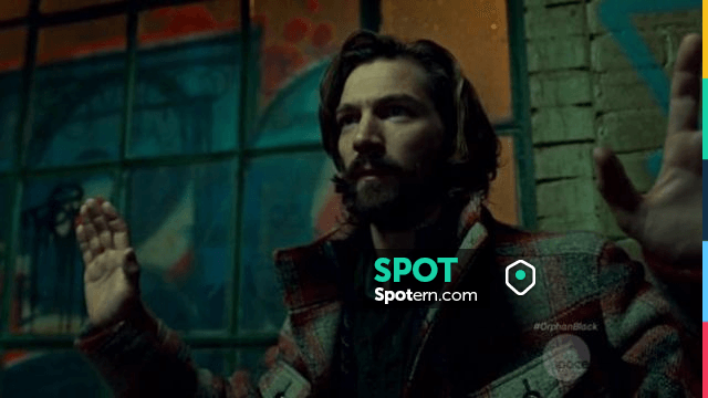 has jacket plaid Boss Orange Cal Morrison (Michiel Huisman) in orphan ...